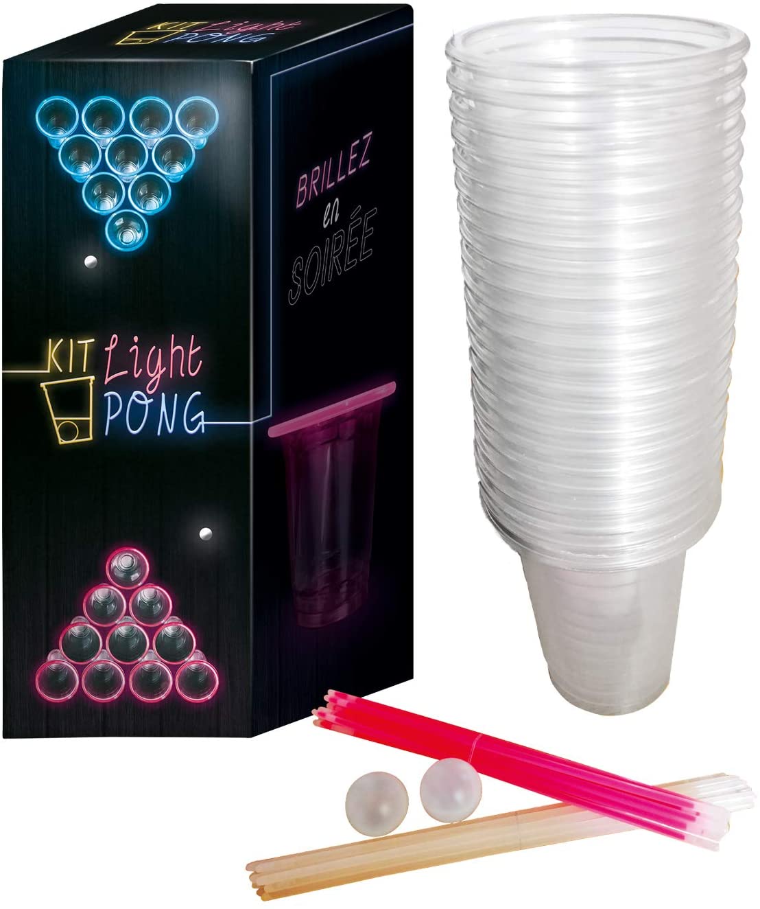 Original Light Beer Pong Official Kit | Complete Light Beer Pong Kit ...