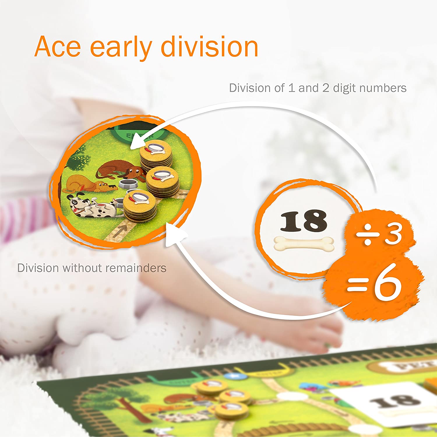 Logic Roots Pet Me Multiplication and Division Game – Fun Math Board ...