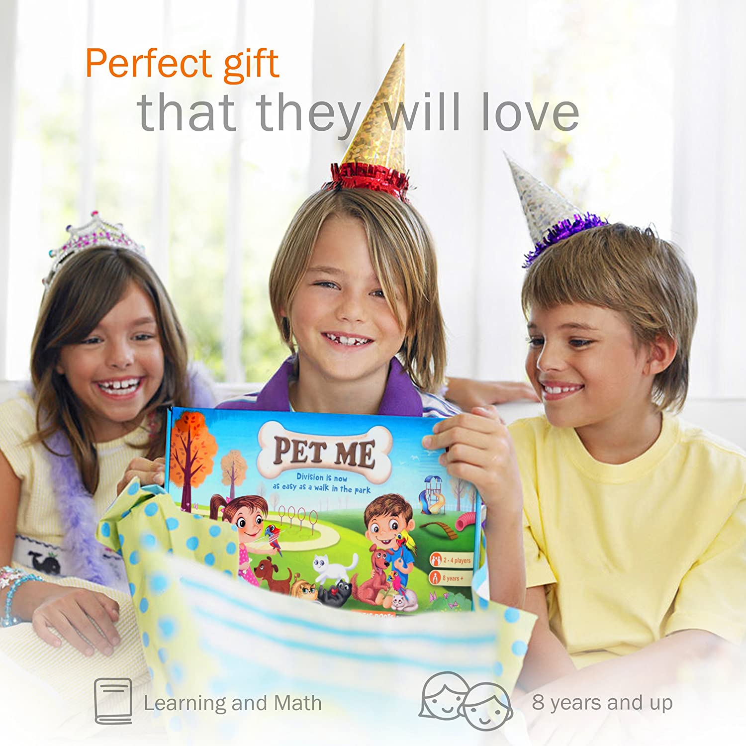 Logic Roots Pet Me Multiplication and Division Game – Fun Math Board ...