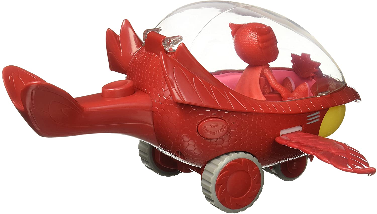 PJ Masks 24622 Owlette Deluxe Owl Glider & Owlette Figure, Red – TopToy