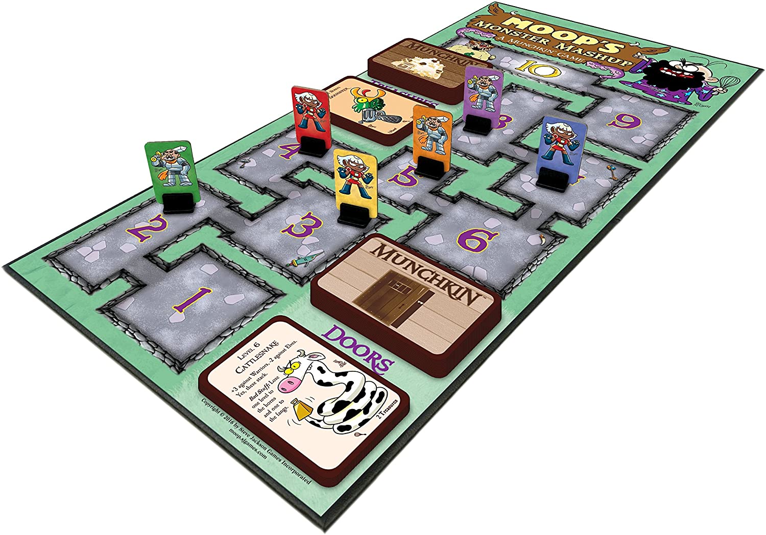 Steve Jackson Games SJG01544 Moop’S Monster Mashup Board Game – TopToy