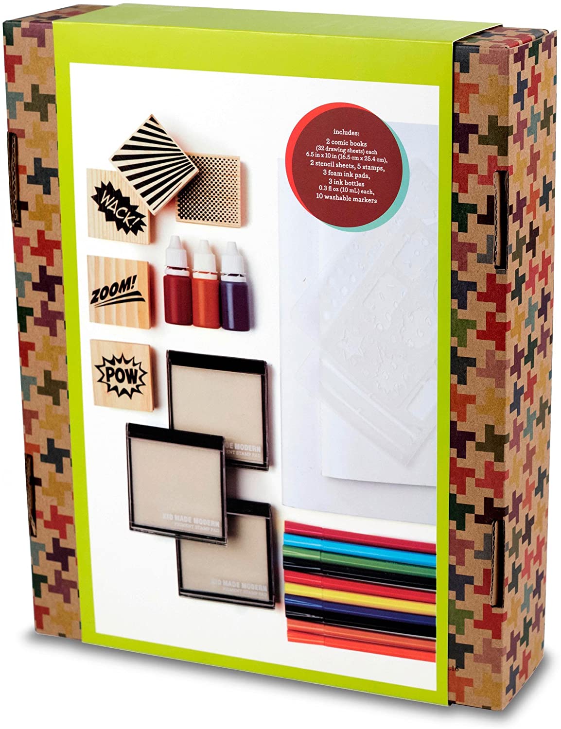 Kid Made Modern K006 Comic Book Kit Childrens Craft, Multi – TopToy