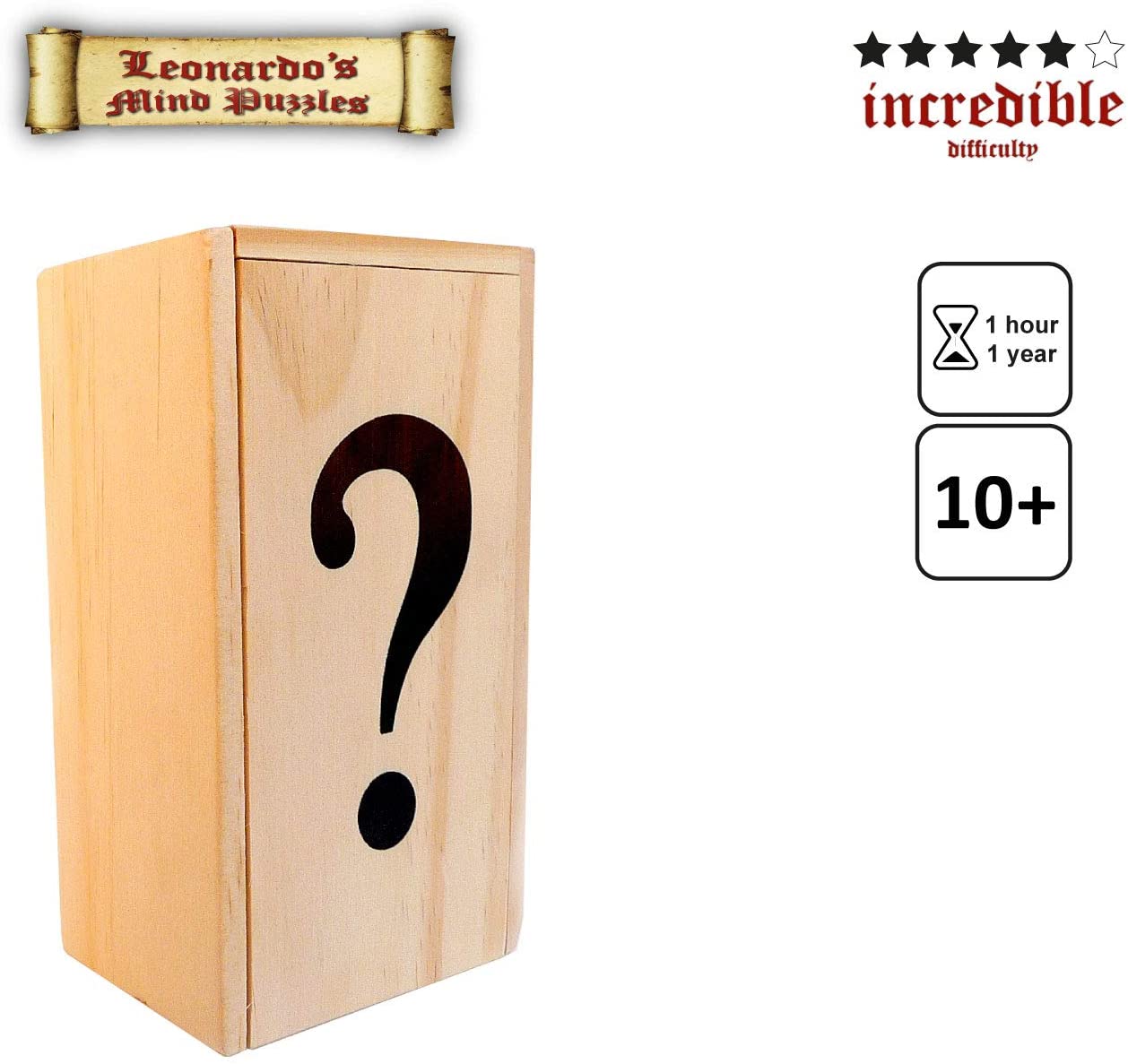 Logica Puzzles Art. The Chest ? – Wooden Brain Teaser – Secret Box ...