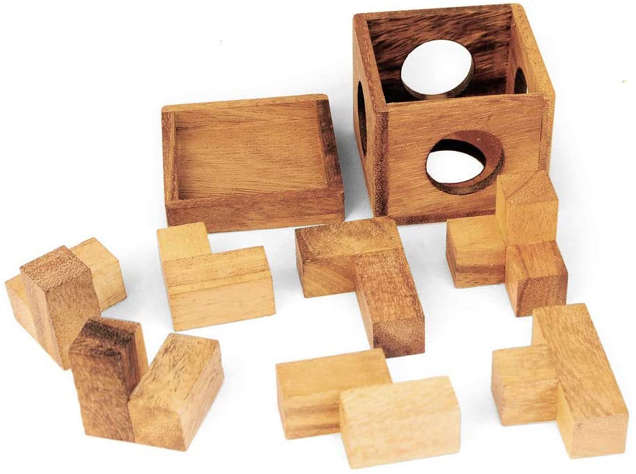 Logica Puzzles Art. Tetris 3D – Soma Cube – 100 Puzzles in 1 – 3D Brain ...