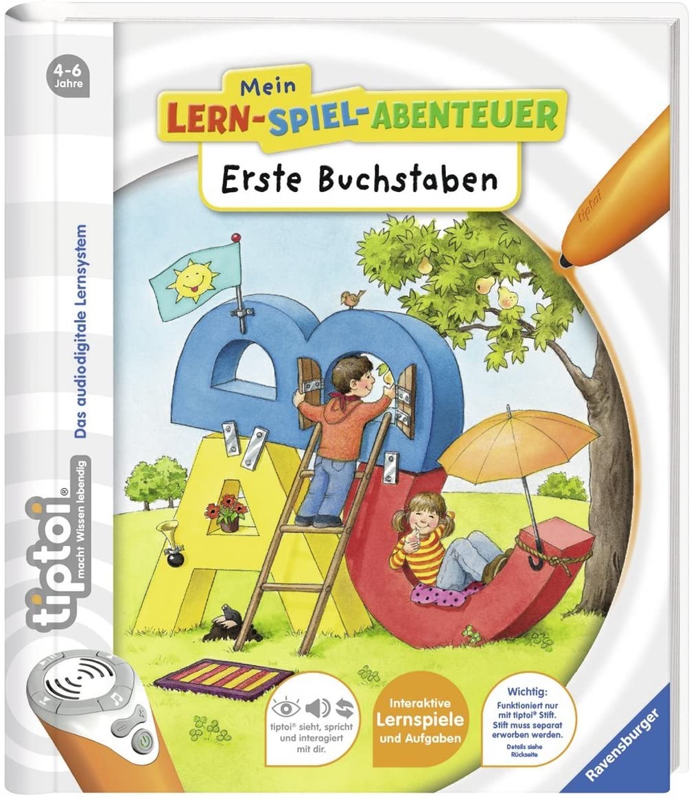 tiptoi Ravensburger Book My Learning Game Adventure First Letters ...