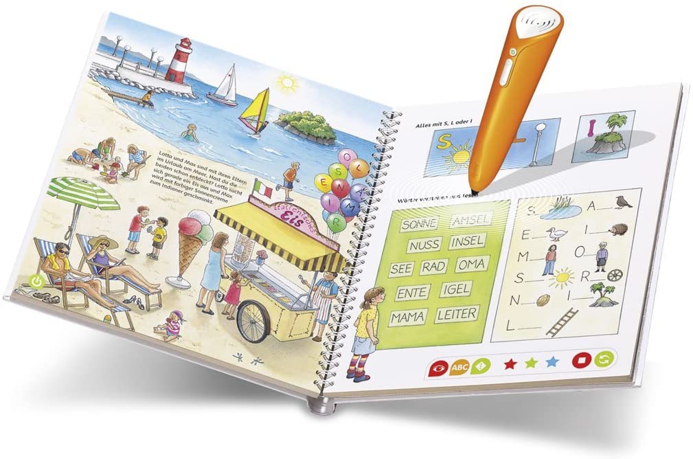 tiptoi Ravensburger Book My Learning Game Adventure First Letters ...