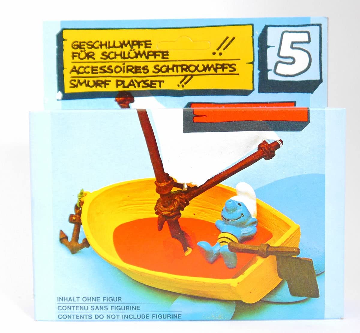 Smurfs Boat Super Playset 40070 vintage – does not include figure – TopToy