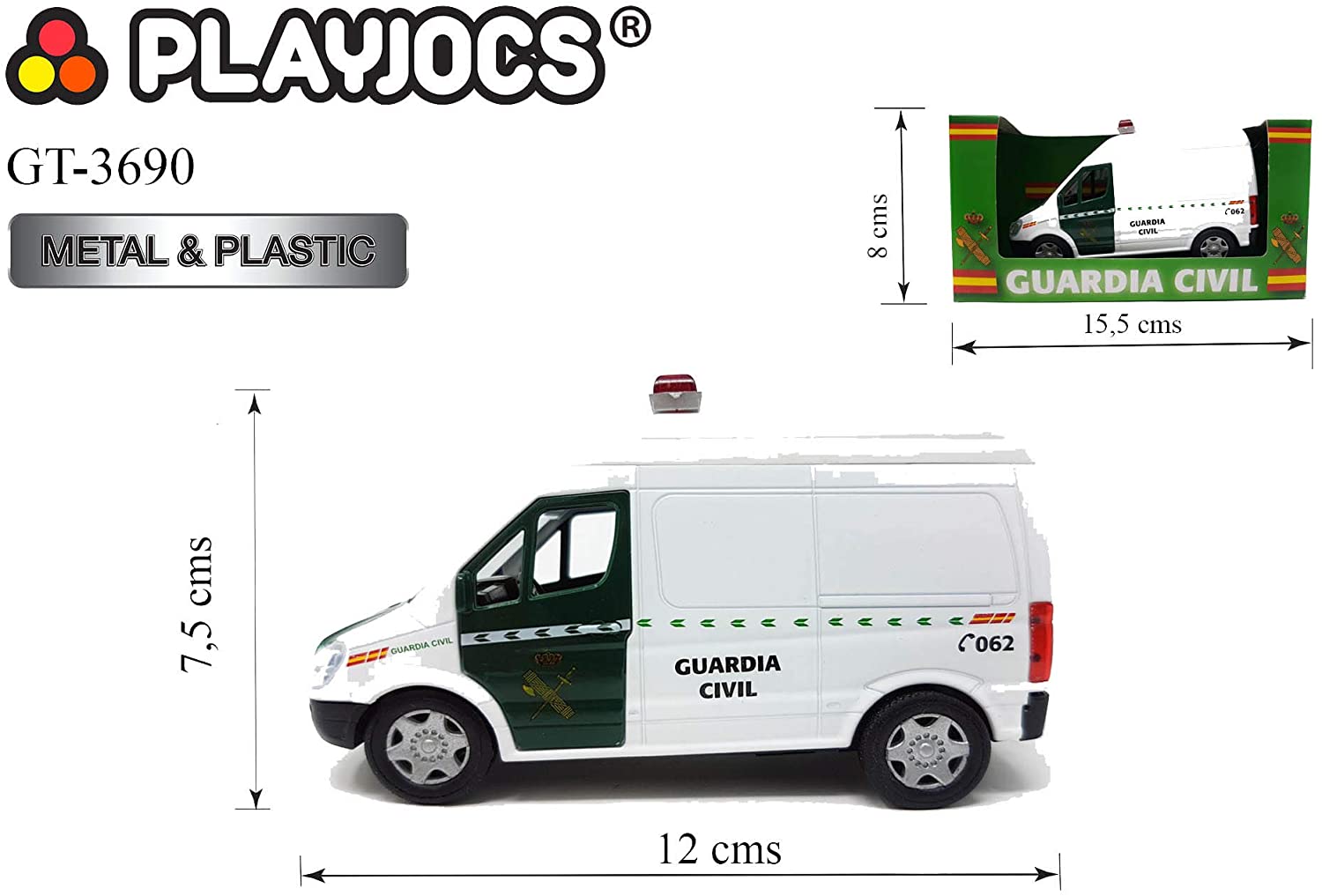 PLAYJOCS GT-3690 GUARDIA CIVIL SPANISH VAN – TopToy