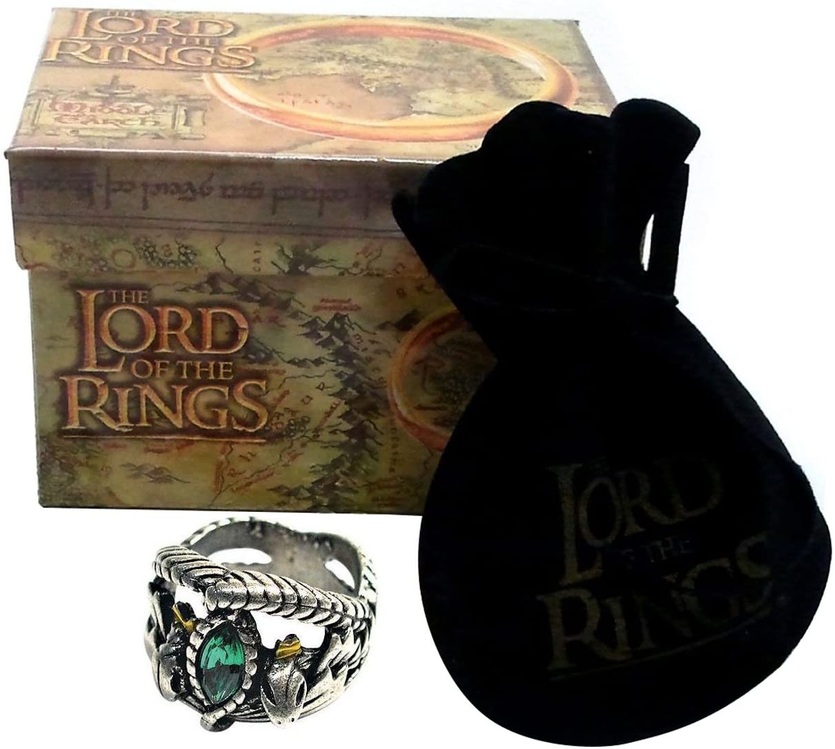 Medioevo The Lord of The Rings – ARAGORN Ring Replica 21mm – Official ...