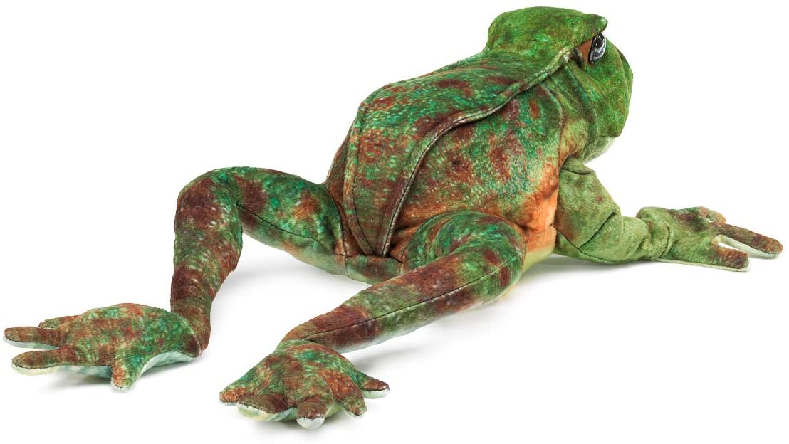 Folkmanis 3082 Hand Puppet Puppet Bouncing Frog – TopToy