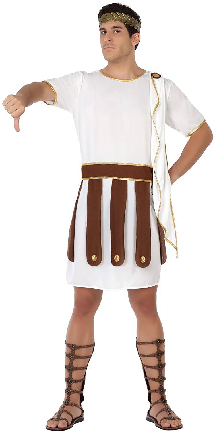 ATOSA 18205 Costume Roman Man XL White-Carnival, 54/56 – TopToy