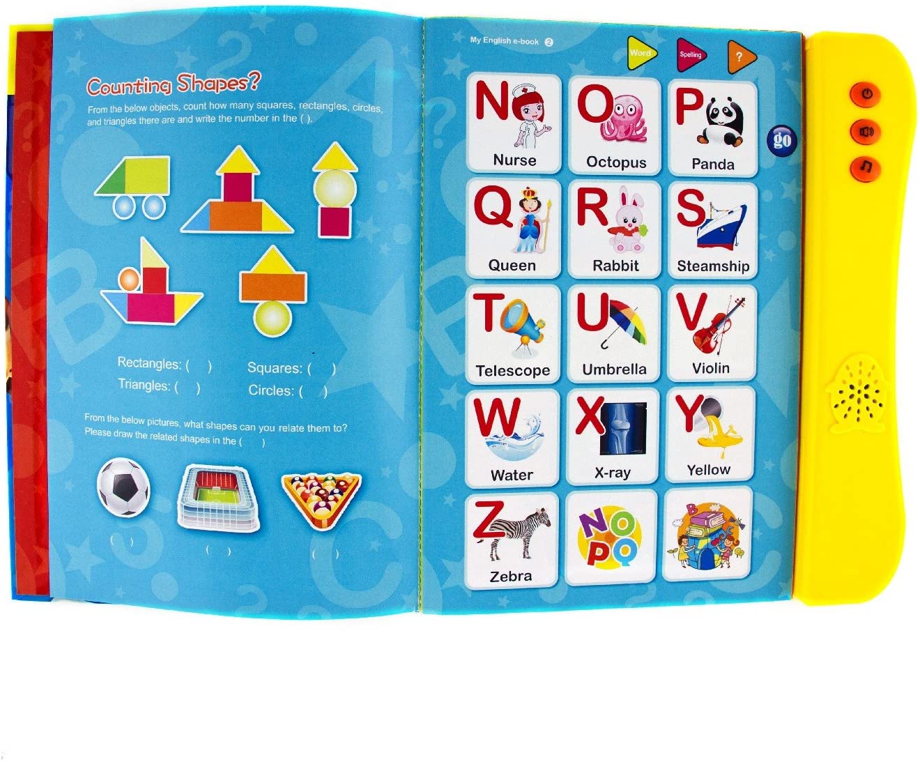 Boxiki kids ABC Sound Book For Children / English Letters & Words ...