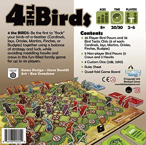 4 The Birds! Board Game – TopToy
