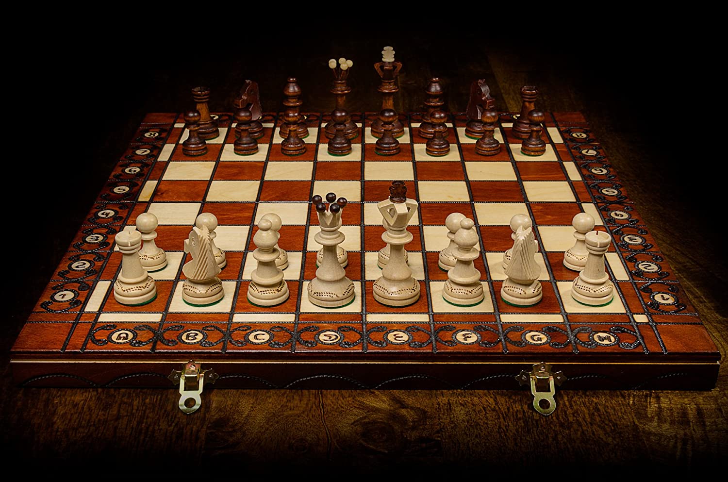 SENATOR – Large 40cm / 16in Handcrafted Classic Wooden Chess Set – TopToy