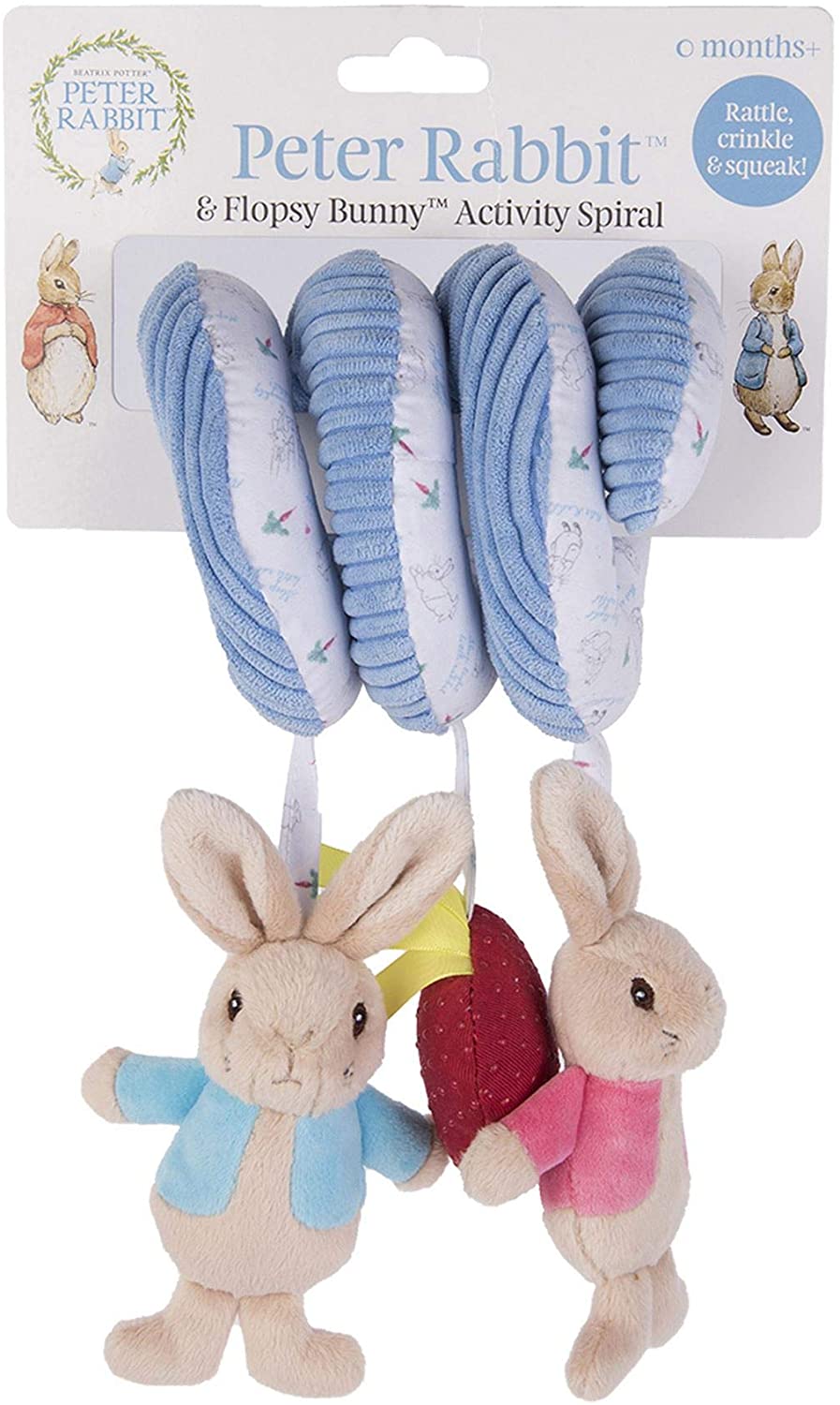 Rainbow Designs Peter Rabbit Activity Spiral for Babies – Spiral Pram ...