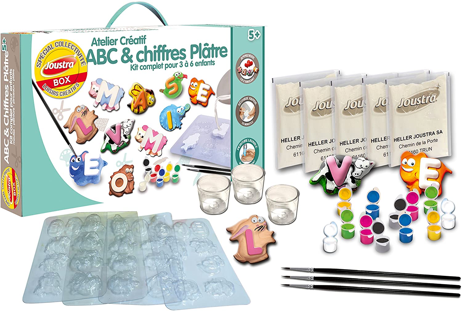 Joustra 40300 ABC Plaster Figures – TopToy