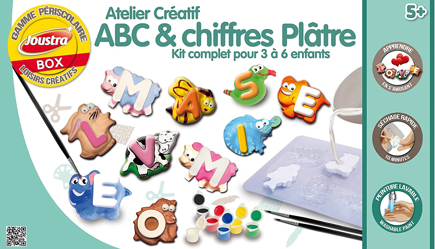 Joustra 40300 ABC Plaster Figures – TopToy