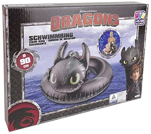 Dragons Happy People Toothless Swimming Ring 16661 – TopToy