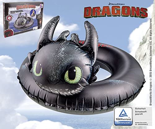 Dragons Happy People Toothless Swimming Ring 16661 – TopToy