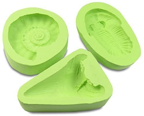 Junior Geo 3 Fossil silicone moulds for plaster cast – TopToy