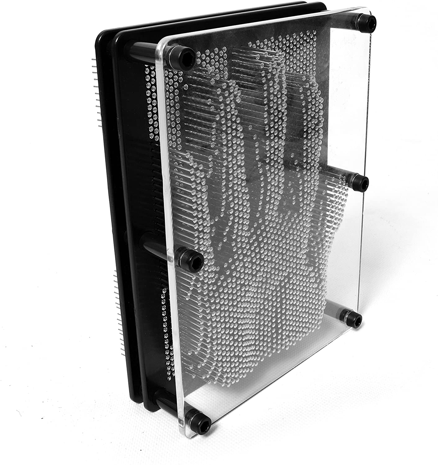 3D Metal Pin Art Desktop Toy Sculpture Gadget Classic Retro Game Extra ...