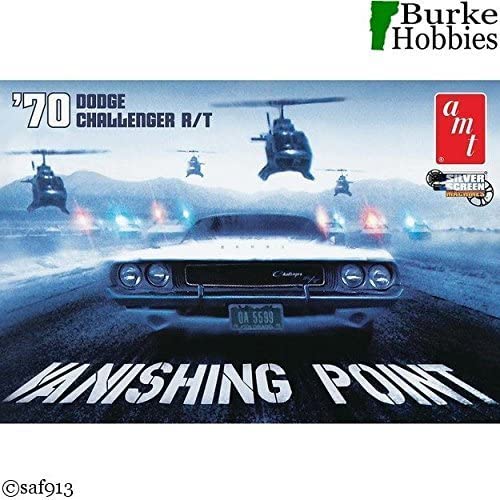 AMT 1:25 Scale 1970 Dodge Challenger R/T from Vanishing Point Model Kit ...