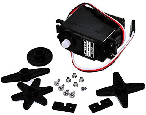 KOOKYE 360 Degree Continuous Rotation Micro Servo Motor for Smart Car ...