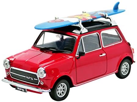 Welly – Mini Cooper 22496sbr 1959 with Surfboard – Scale 1/24 – Red ...
