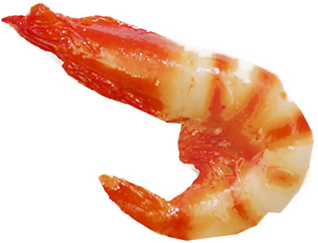 Gresorth 6 Pcs Artificial Soft Crayfish Fake Lobster & Cooked Shrimp ...