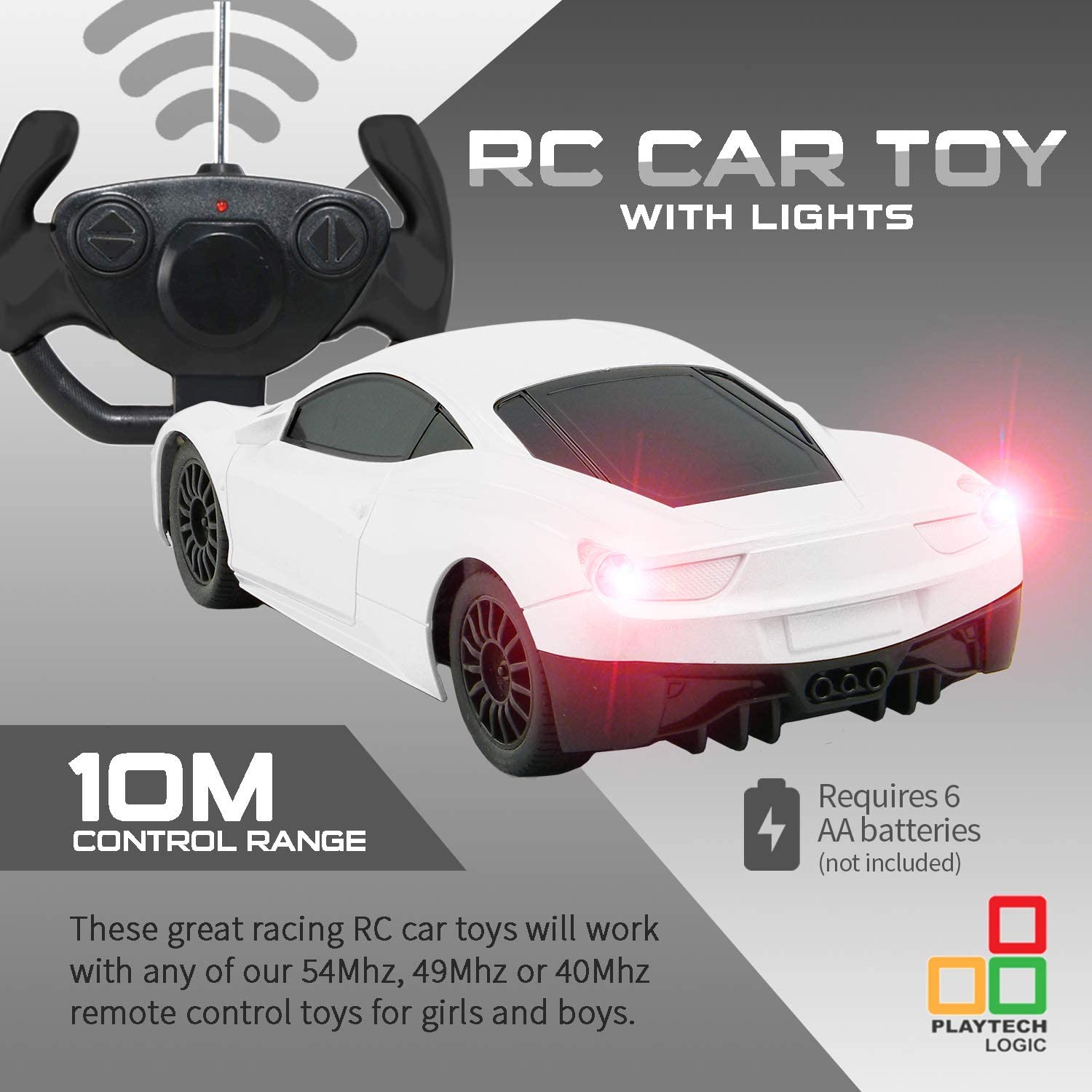 Kids Gift Remote Control RC Car Toy with Lights – Childrens Car Toys ...
