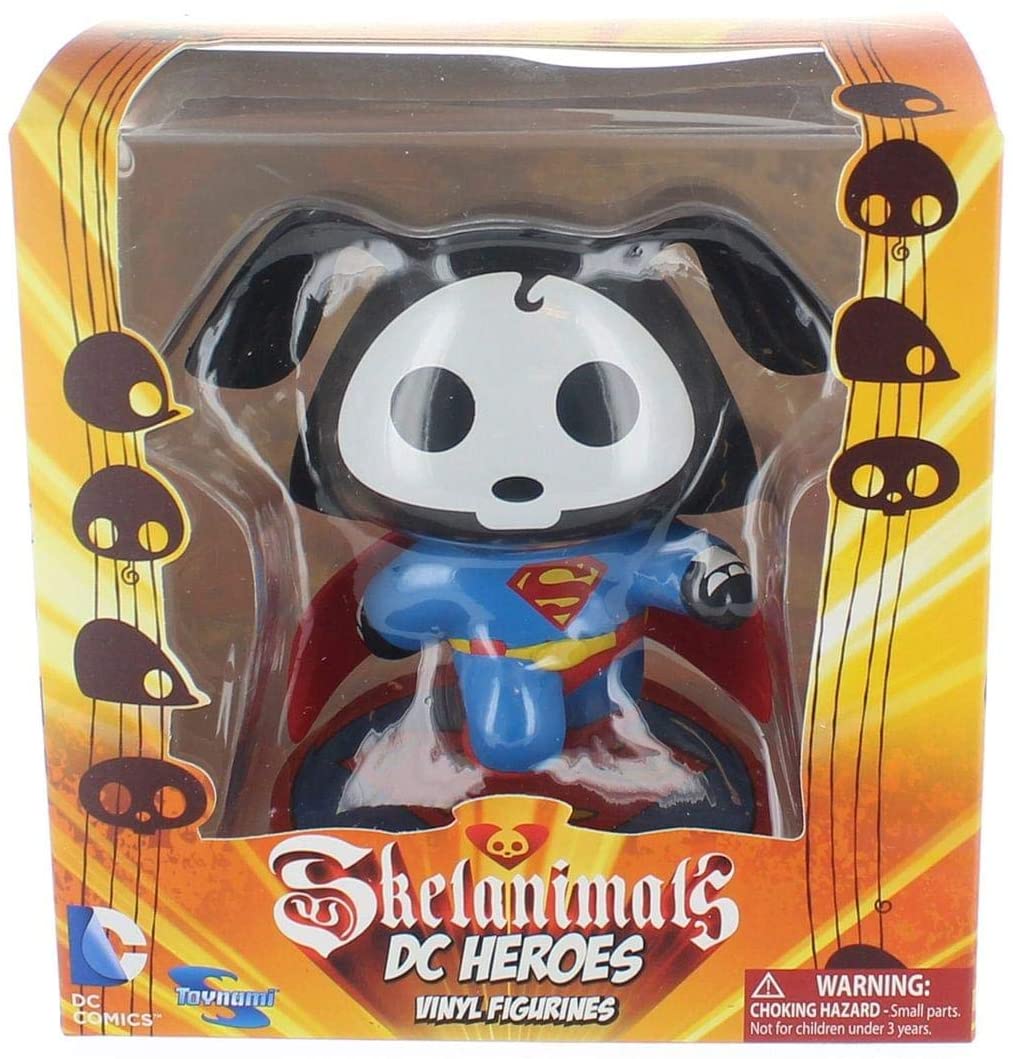 Toynami Skelanimals DC Heroes 4″ Vinyl Figure: (Superman) Dax – TopToy