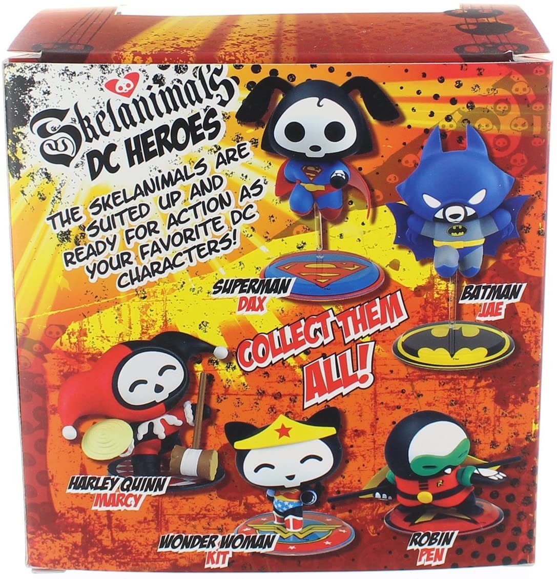 Toynami Skelanimals DC Heroes 4″ Vinyl Figure: (Superman) Dax – TopToy