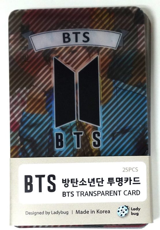 BTS BANTAN BOYS – TRANSPARENT PHOTO CARDS 25pcs [FAN GOODS] by BigHit ...