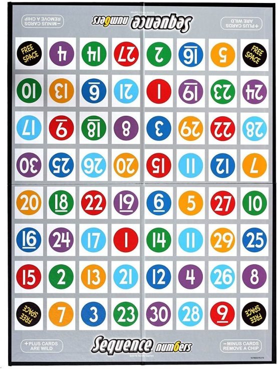 Sequence Numbers board game – TopToy