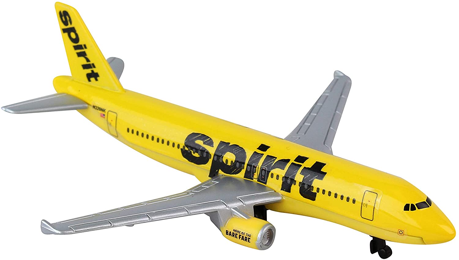 Daron Spirit Airlines Single Die-Cast Plane – TopToy