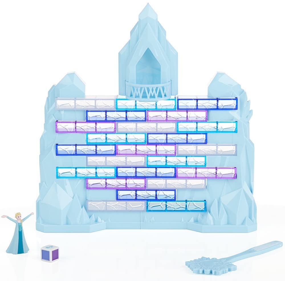 Jenga B4503 Family Game – Disney Frozen Elsa – Raise the Balcony Toy ...