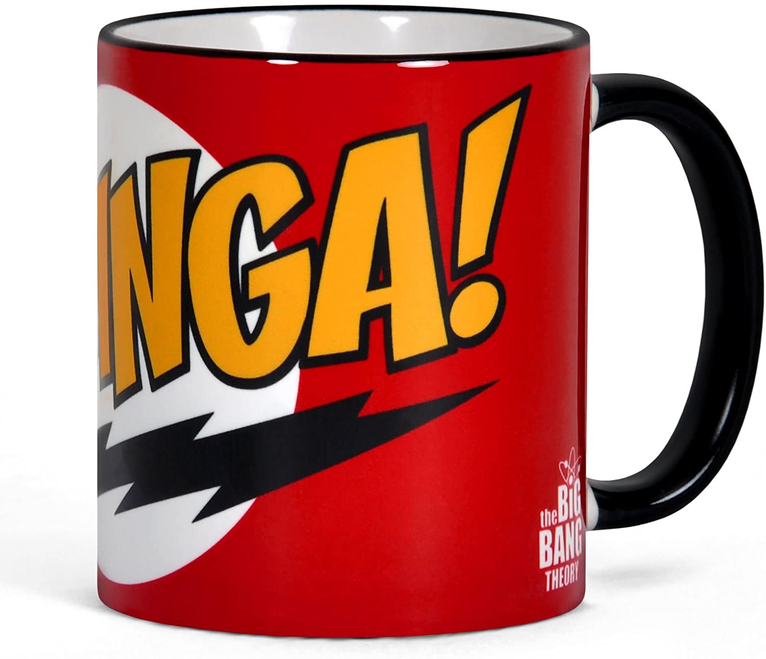 Elbenwald Big Bang Theory Bazinga Mug Sheldon Coffee Cup Ceramic Red ...
