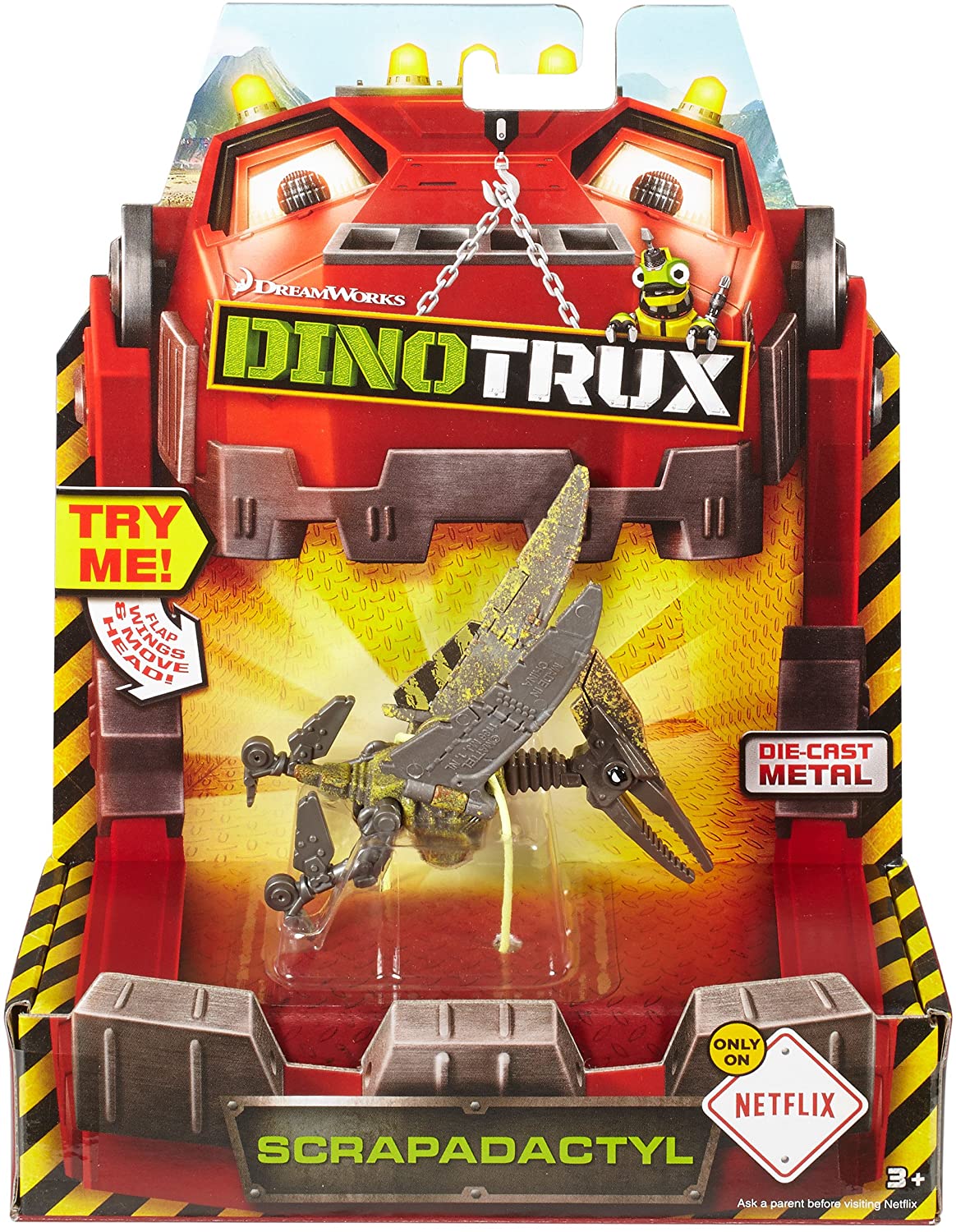 Dinotrux Diecast Scrapadactyl Vehicle – TopToy