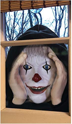Scary Peeper True to Life Scary Clown Mask Peeping Tom Prank | As seen ...