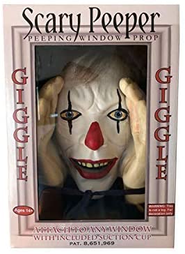 Scary Peeper True to Life Scary Clown Mask Peeping Tom Prank | As seen ...
