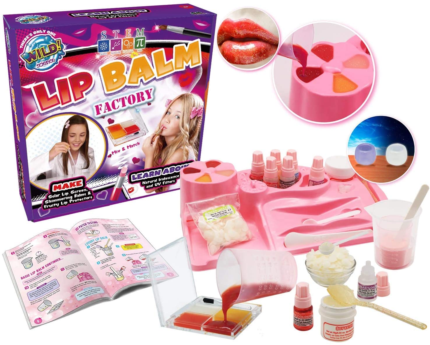 WILD! Science Lip Balm Factory – Science Kits for Kids – STEM – Make ...