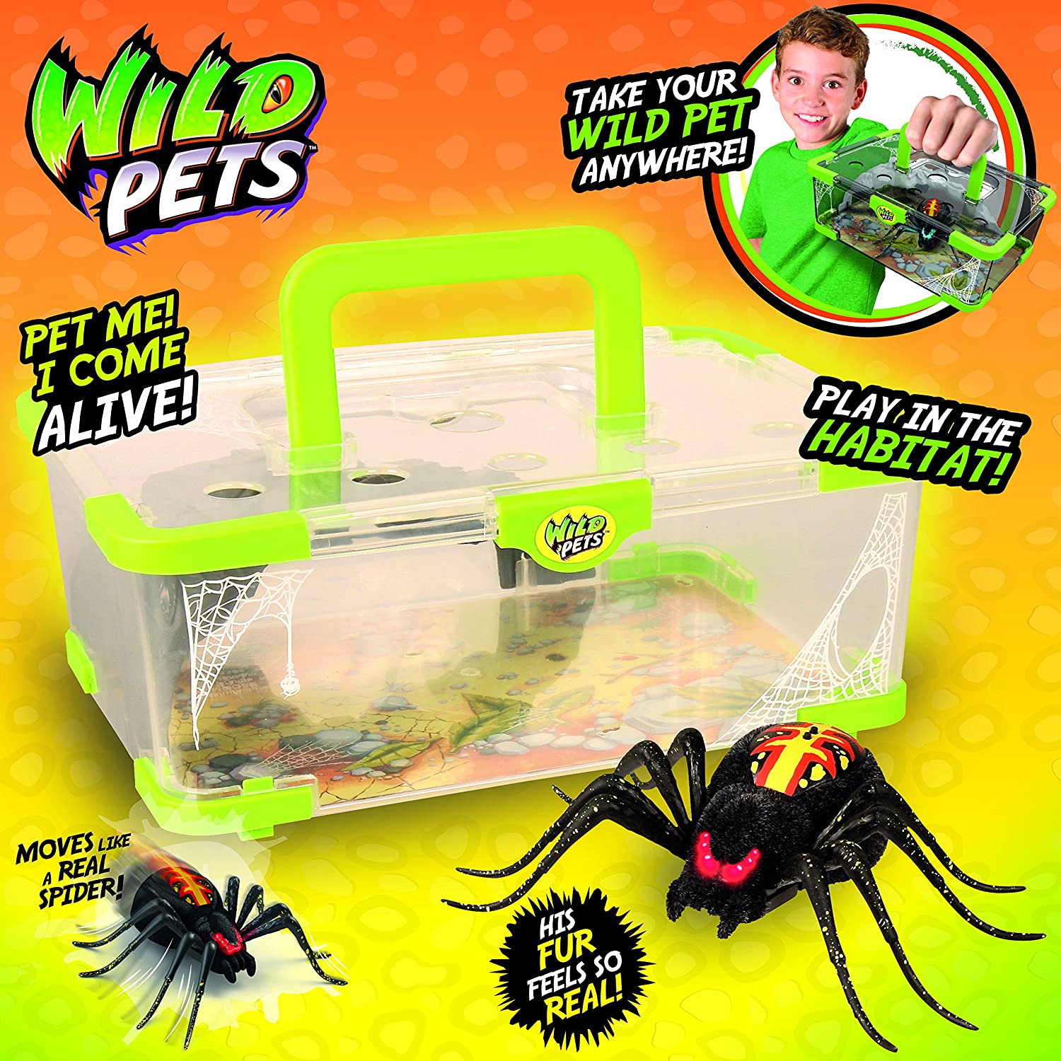 Wild Pets Spider Habitat Playset – TopToy
