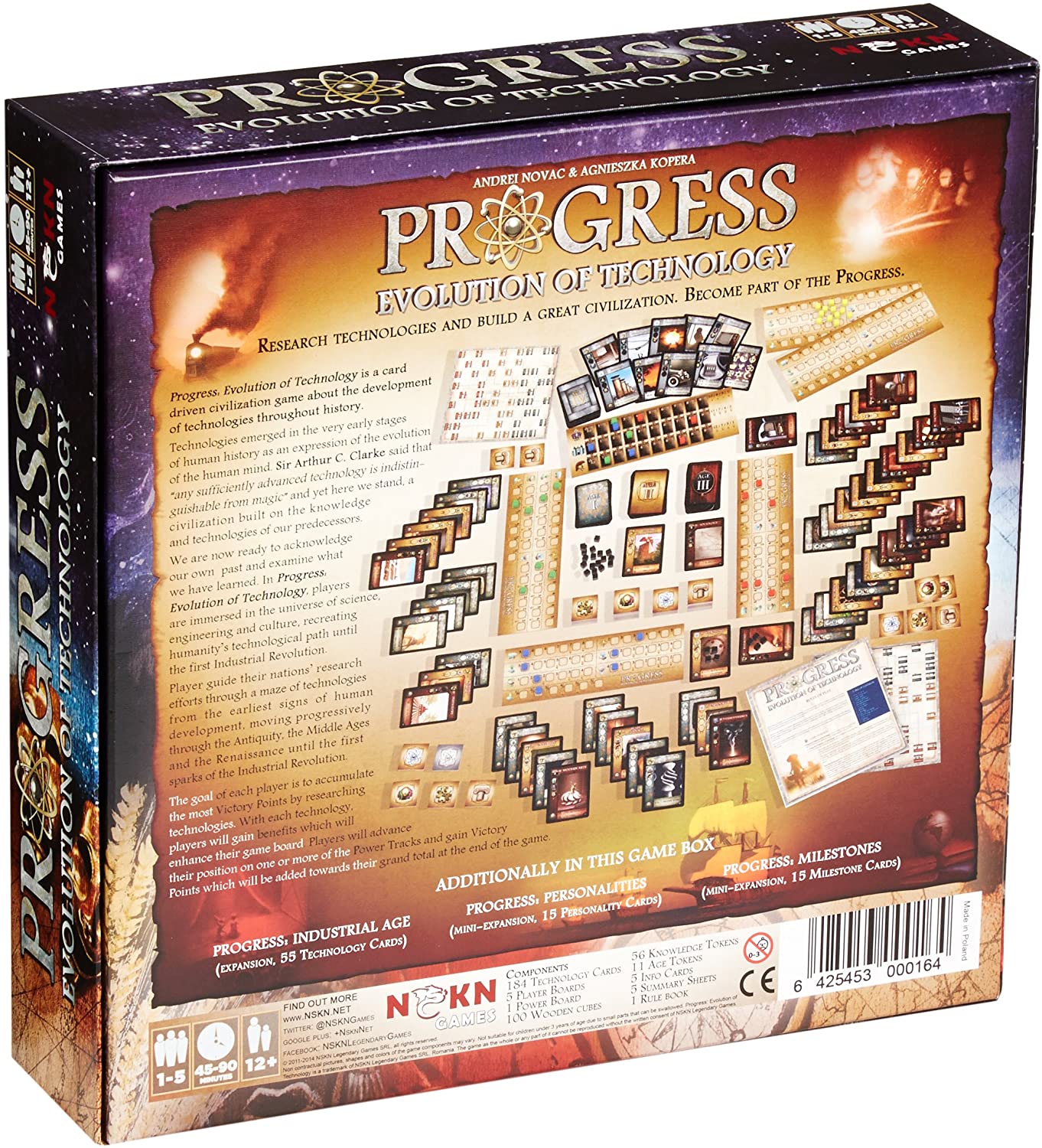 NSKN Legendary Games Progress Evolution of Technology Board Game – TopToy