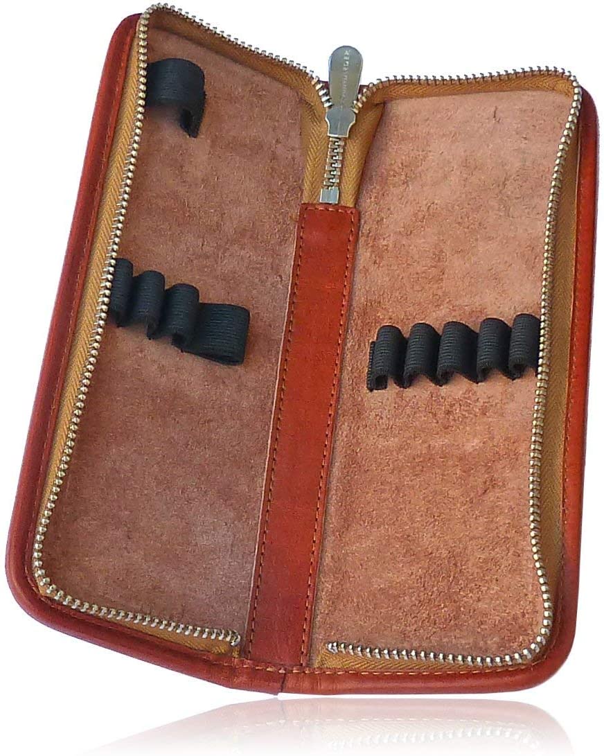 Sonnenleder “Lenz” High Quality Leather Pencil Case, Color: Nature ...