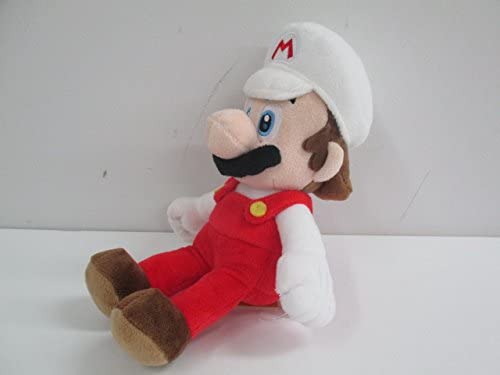 Sanei Super Mario All Star Collection 9.5″ Fire Mario Plush, Small – TopToy