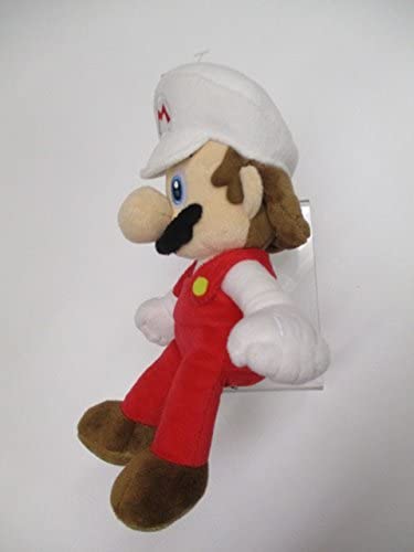 Sanei Super Mario All Star Collection 9.5″ Fire Mario Plush, Small – TopToy