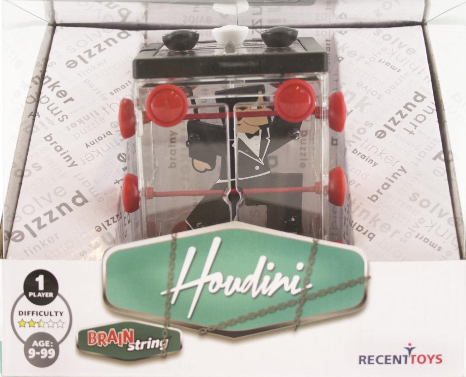 Recent Toys RT26 Brain String Houdini Puzzle, Multi-Colour – TopToy