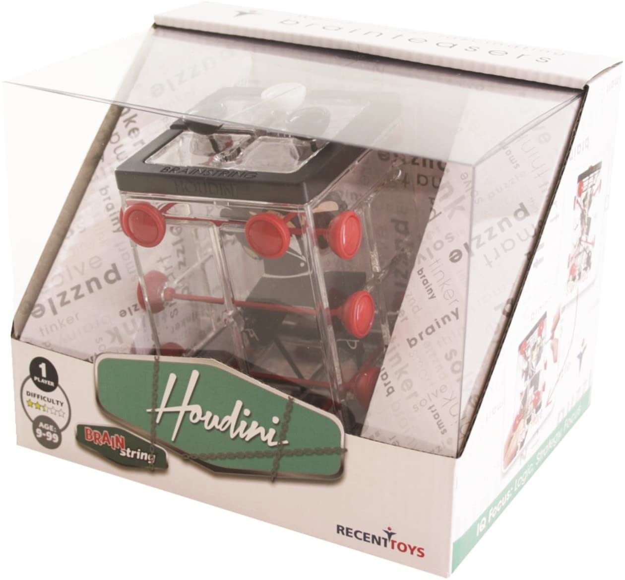 Recent Toys RT26 Brain String Houdini Puzzle, Multi-Colour – TopToy