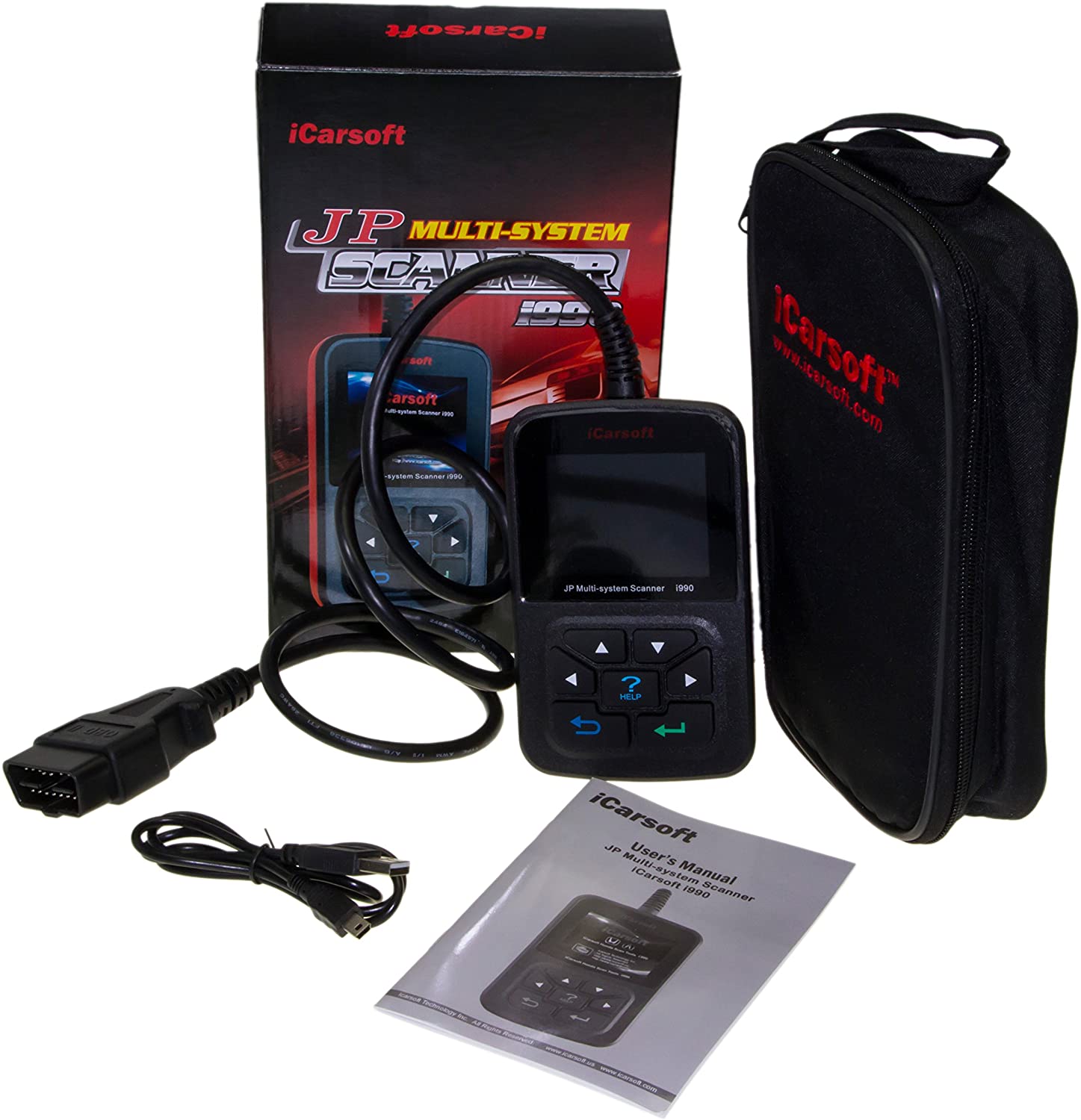 Adapter Universe iCarsoft i990 OBD 2 Car Diagnostic Auto Scanner Can ...