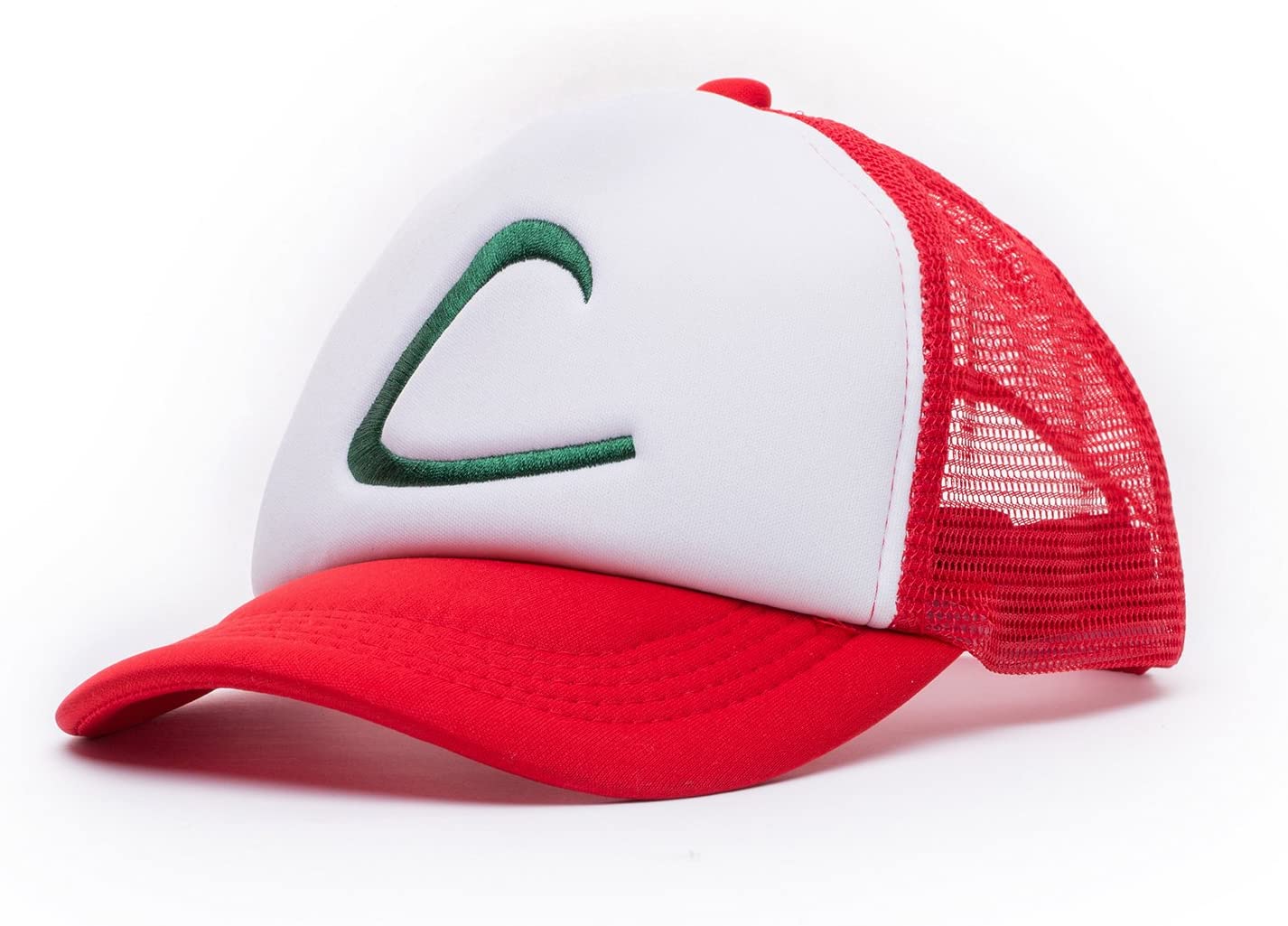 Pokemon Ash Hat Ketchum Mesh Cap Cosplay Costume for Halloween – TopToy